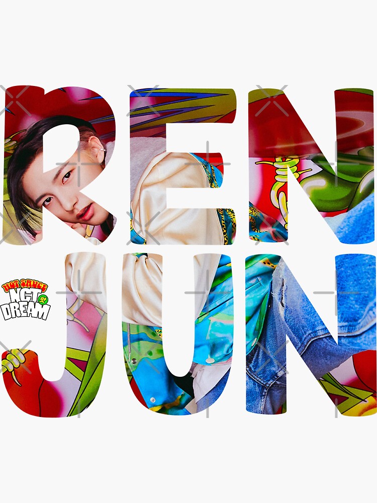 "NCT DREAM Renjun Hot Sauce" Sticker by nurfzr | Redbubble