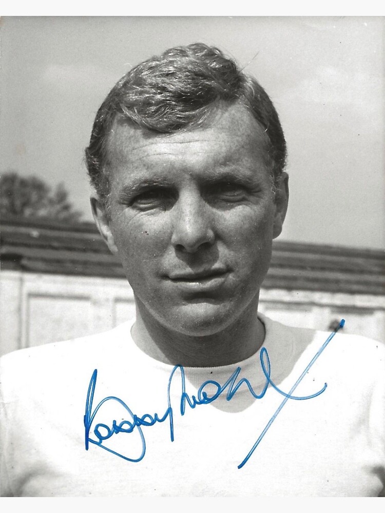 "Bobby Moore Autographed Print" Sticker for Sale by invictuscollect ...
