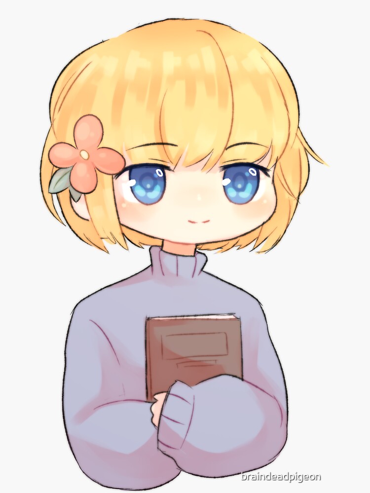 "chibi armin" Sticker for Sale by braindeadpigeon | Redbubble