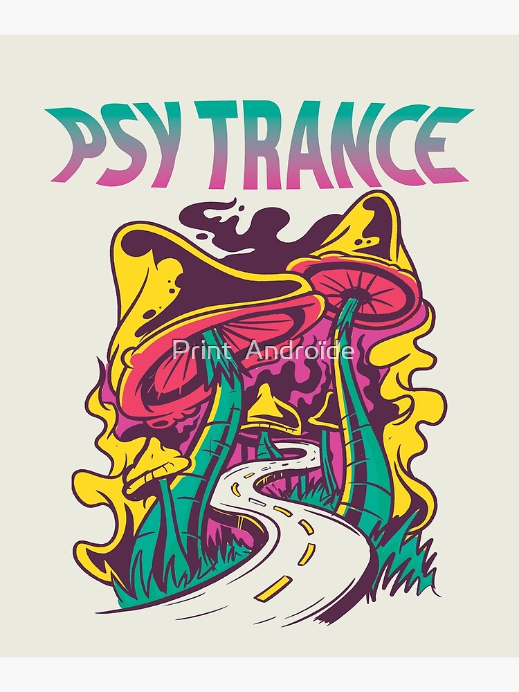 Poster « Psytrance image tripante et original pour un cadeau à un ...