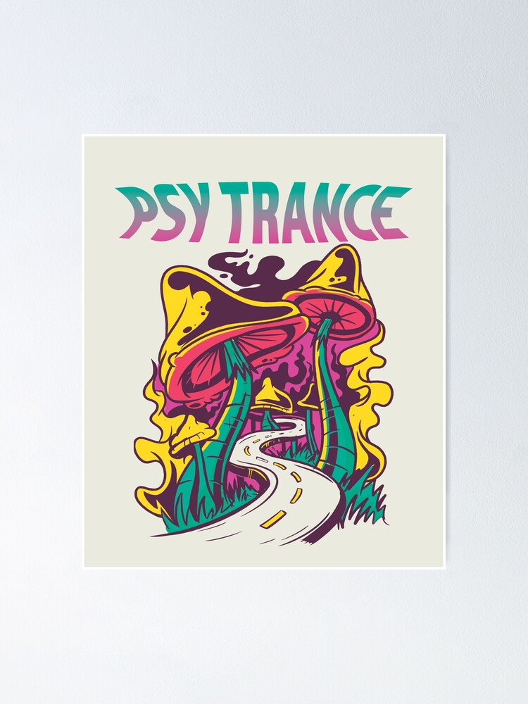 Poster « Psytrance image tripante et original pour un cadeau à un ...