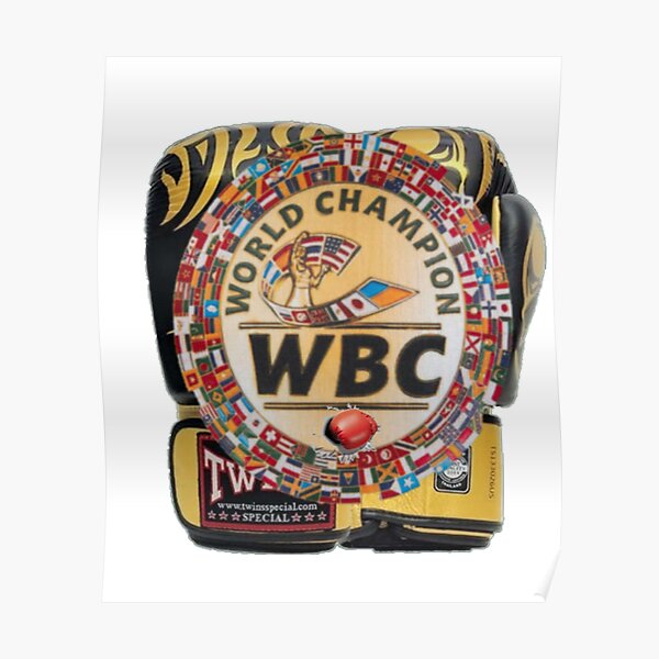 "wbc world champion shirt" Poster by Aldoralfox | Redbubble