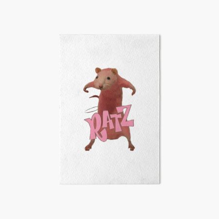"Ratz pink rat meme" Art Board Print by laurenatasha | Redbubble