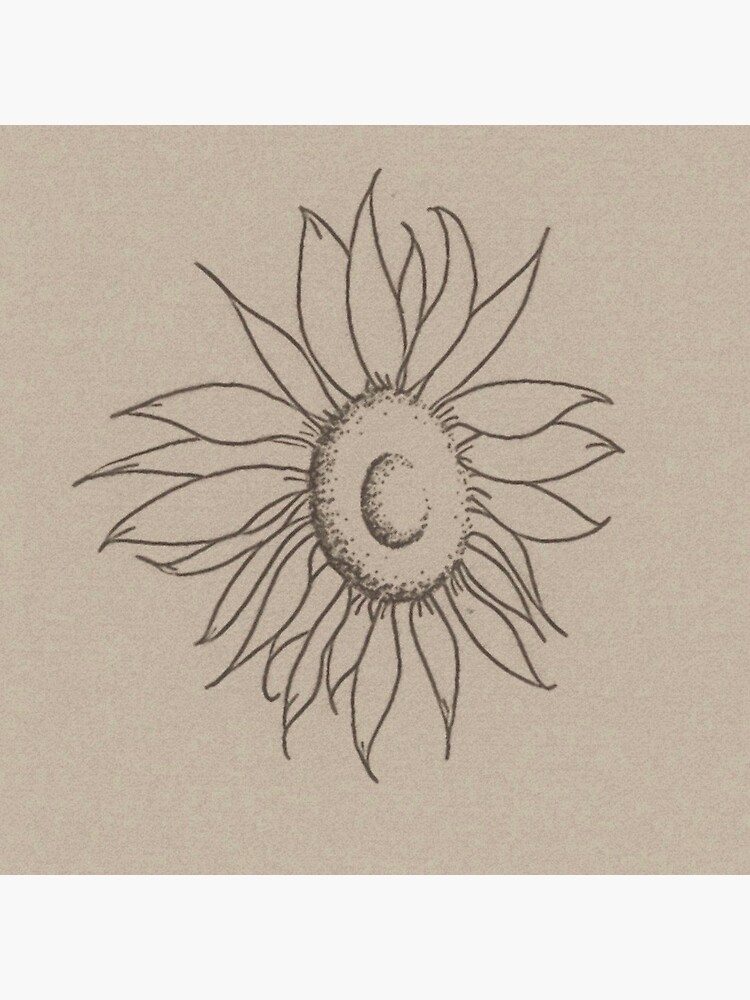 "Sunflower Artist Impression" Poster by invictuscollect | Redbubble