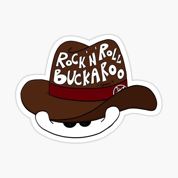 "Rock n Roll Buckaroo" Sticker by Tyleranne24 | Redbubble