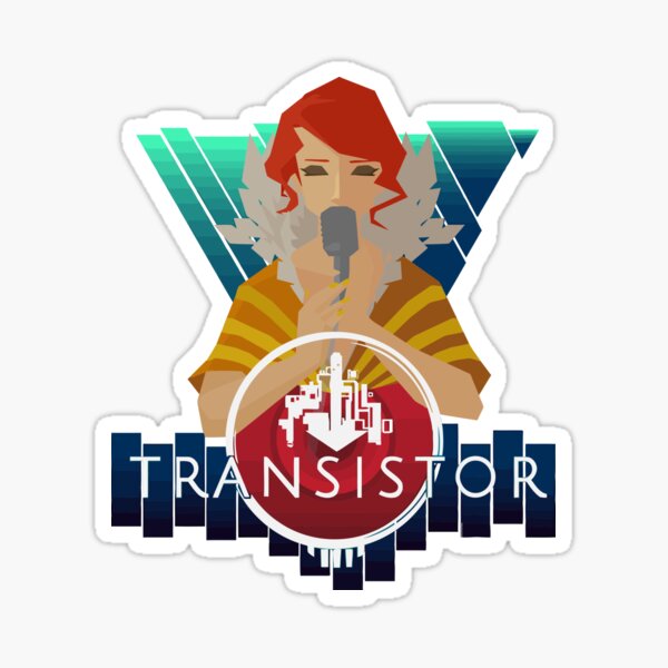"Transistor red" Sticker by desthreeze | Redbubble