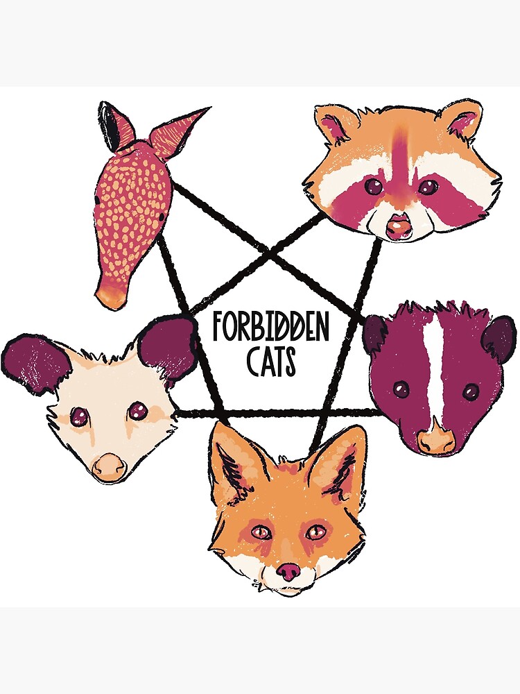 "Forbidden cats" Poster for Sale by HexReject | Redbubble