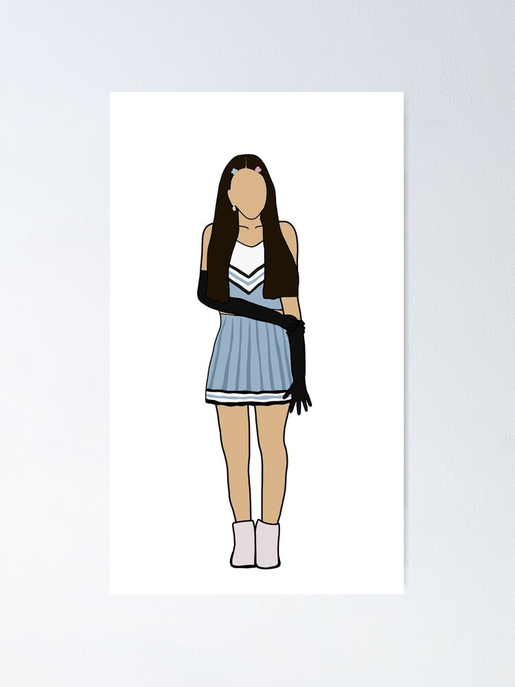 Poster « Olivia Rodrigo Bon 4 U », par azure-ataraxia | Redbubble