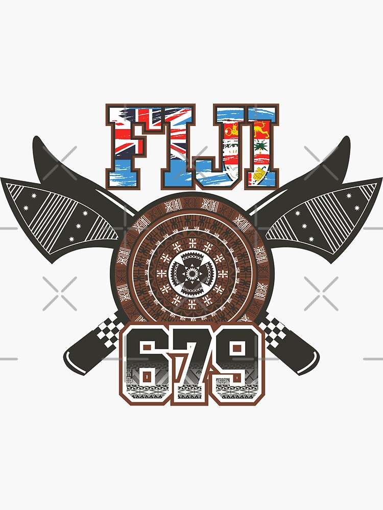 "FIJI 679" Sticker for Sale by ConquestApparel | Redbubble