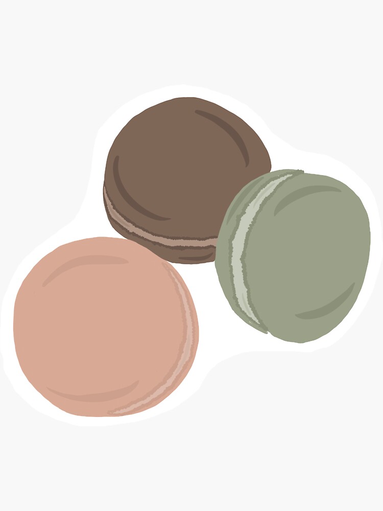 "Macaroons " Sticker for Sale by hollymaeve101 | Redbubble