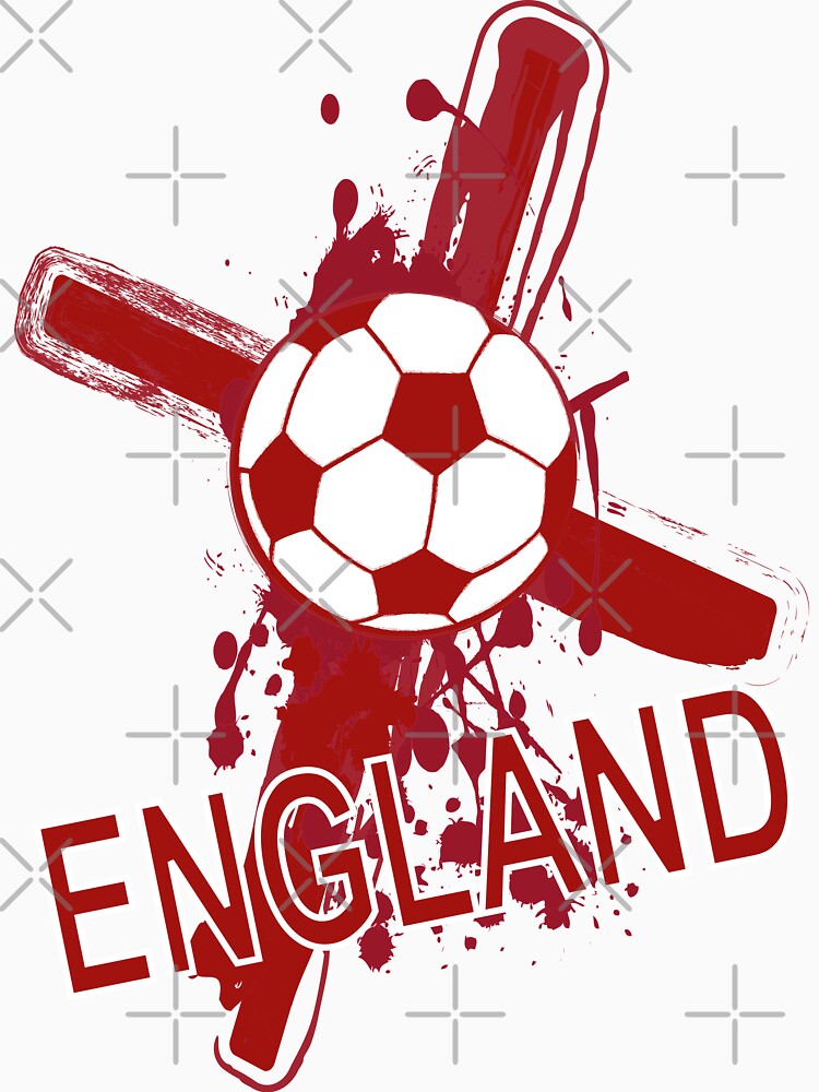"England St georges cross football" T-shirt by Auslandesign | Redbubble ...