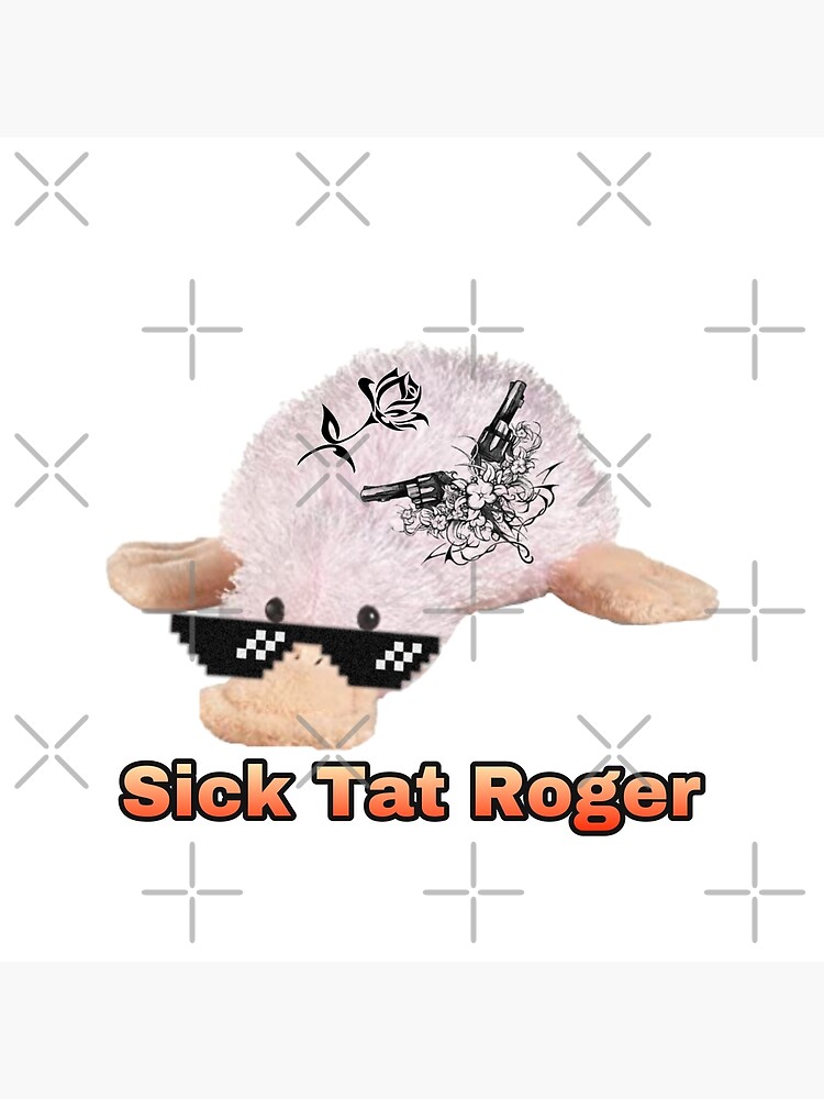 "Webkinz waddles googles sick tattoo roger meme" Art Print for Sale by ...