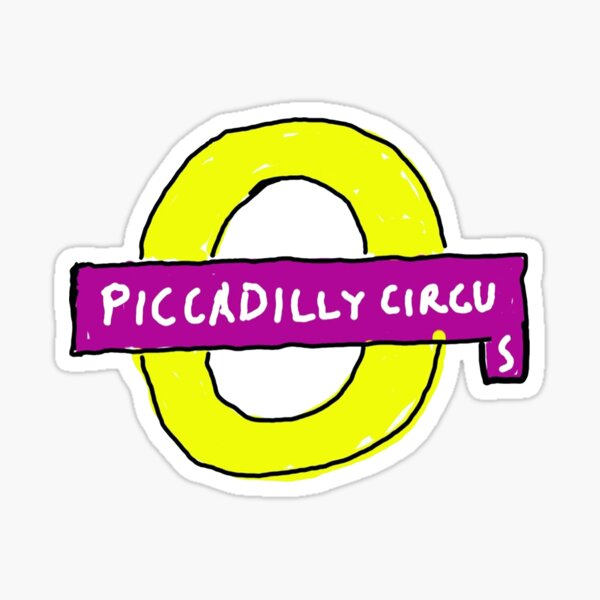 "Piccadilly Circus" Sticker by nuelahoch | Redbubble