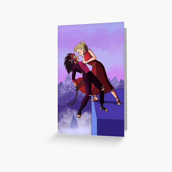 "Princess Prom Catradora" Greeting Card by JoostLover67 | Redbubble