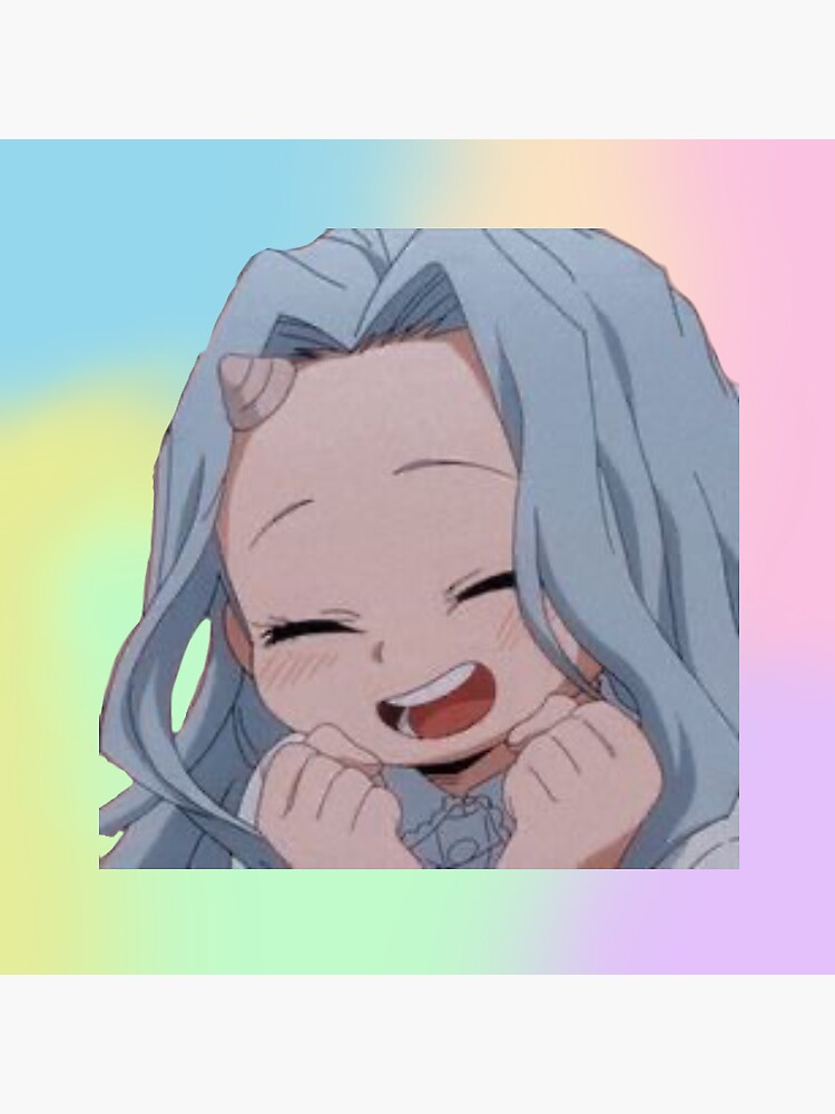 "MHA/ BNHA ERI ON PASTEL BACKROUND" Sticker by vickymc12 | Redbubble