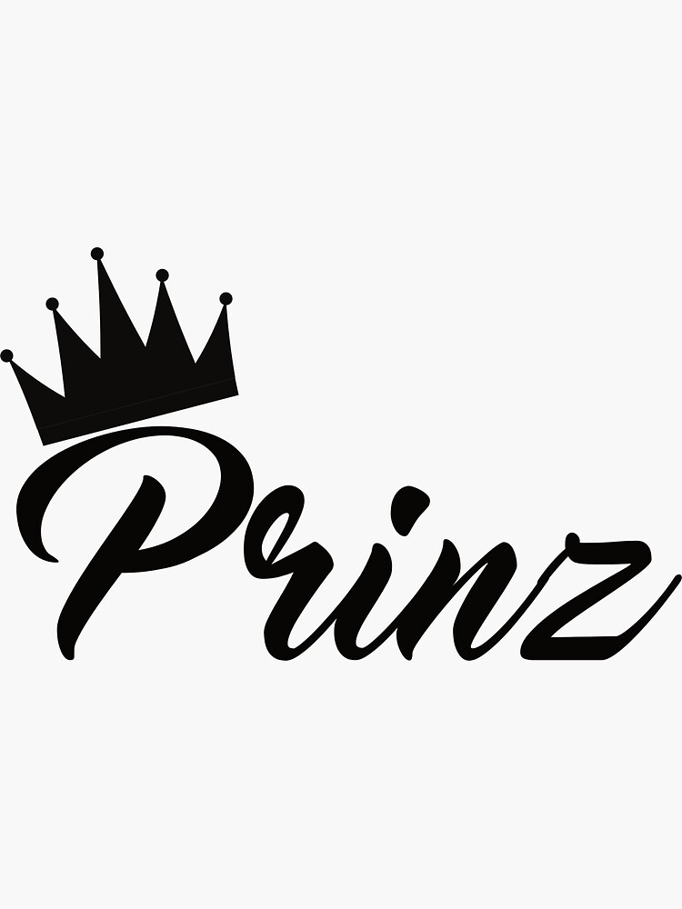 "prince" Sticker by EbnerPrints | Redbubble