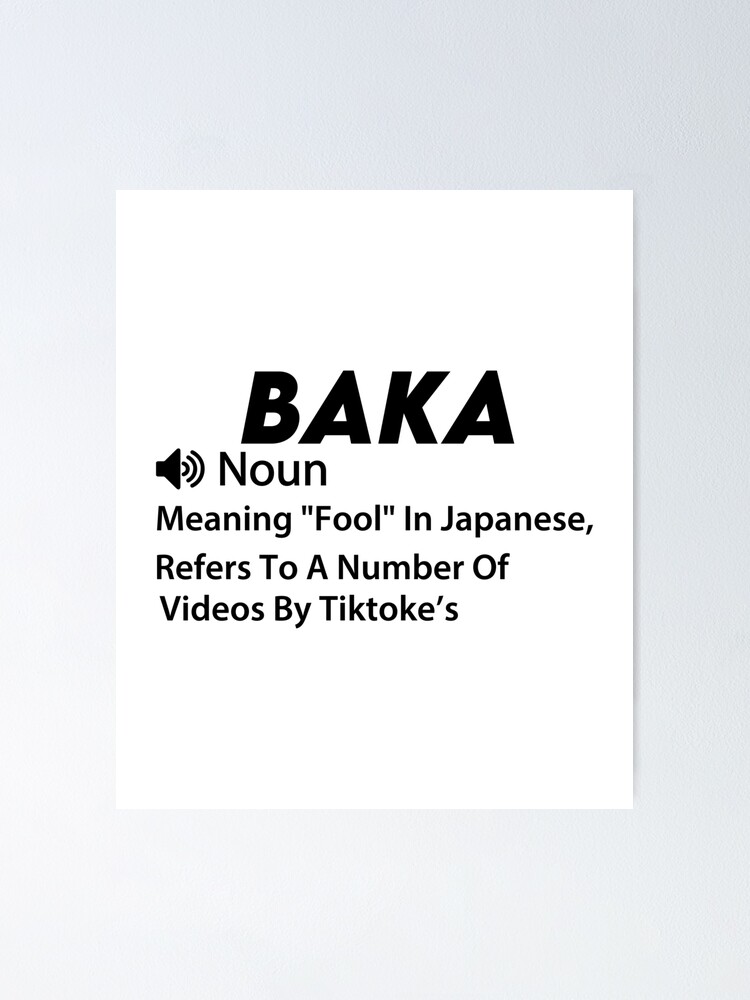 "Funny Meme Sussy Baka definition" Poster for Sale by Materego | Redbubble