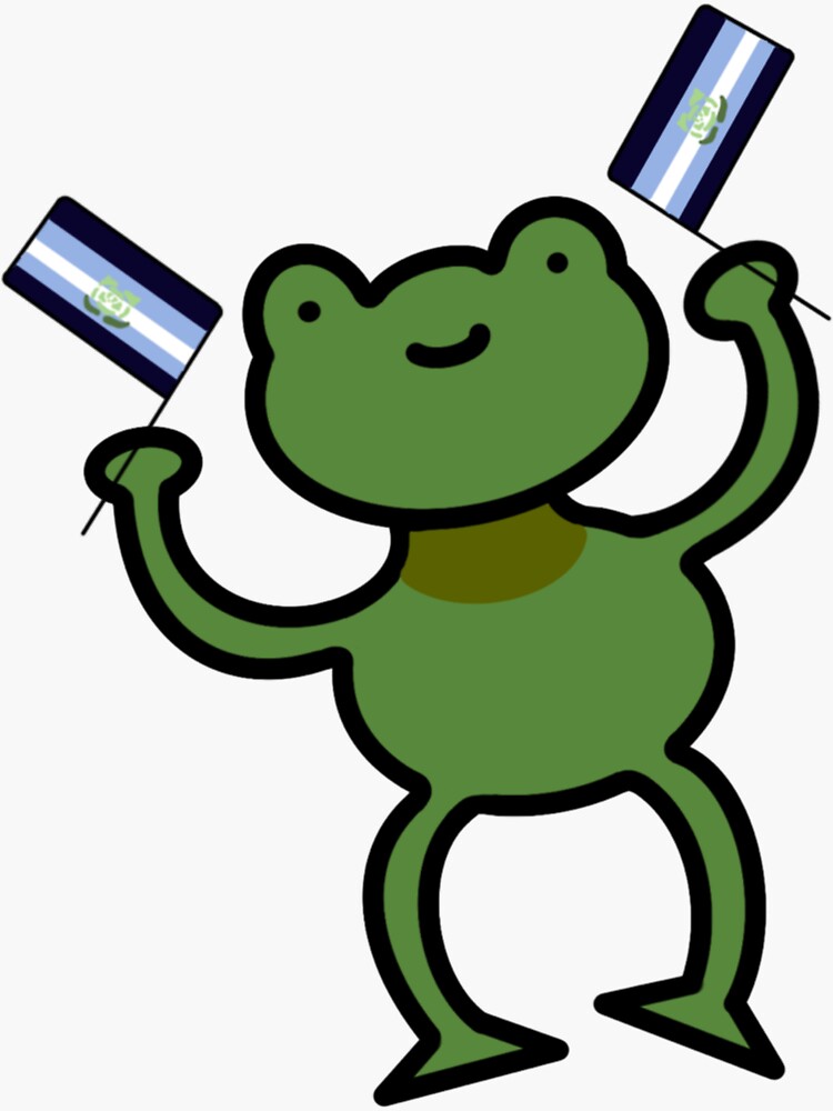 "MLM flag frog " Sticker by CCC1122 | Redbubble