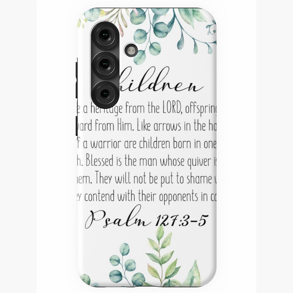 "Psalm 127:3-5, Scripture Wall Art, Printable Bible, Bible Psalm ...