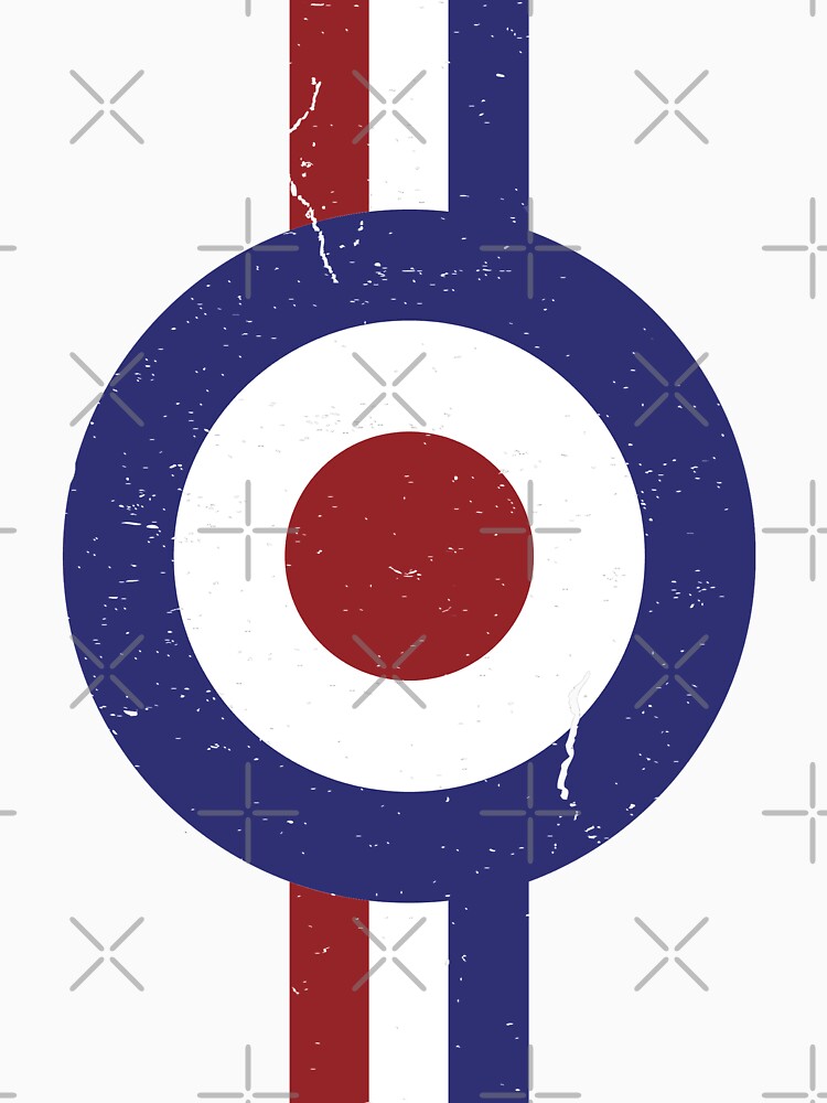 "weathered and faded mod target" T-shirt for Sale by Auslandesign ...