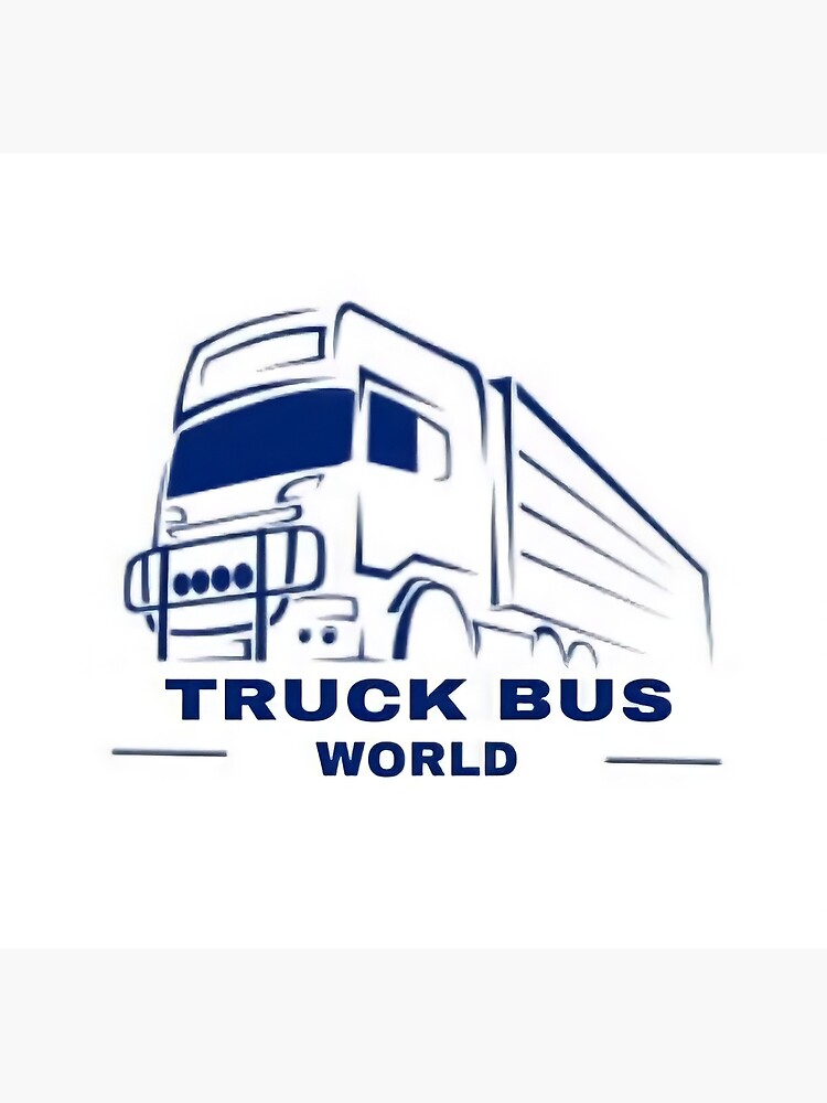 "Truck & Bus World Logo" Poster for Sale by truckbusworld | Redbubble