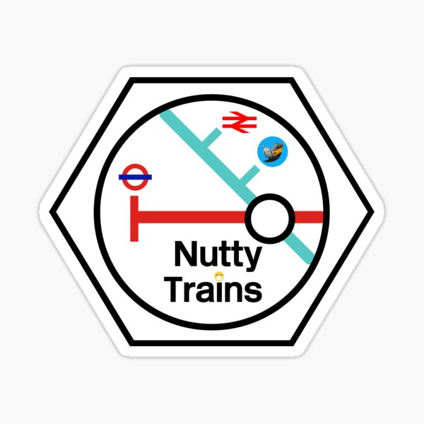 "NT Logo" Sticker for Sale by NuttyTrains | Redbubble