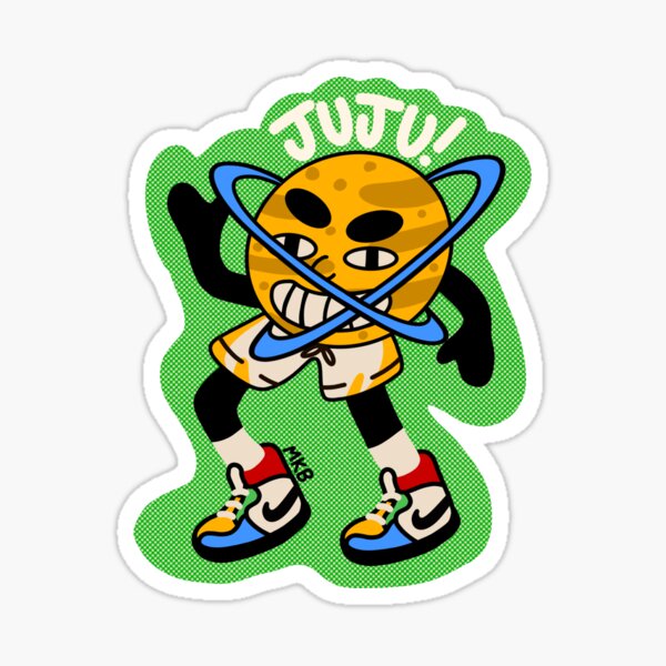 "For Juju!" Sticker for Sale by mkbeesers | Redbubble