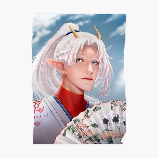 "Portrait Illustration - Original Character "Cassius"" Poster by Arcxus ...