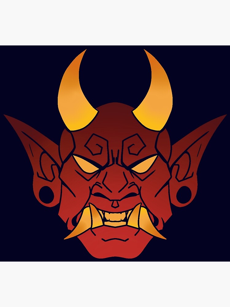 Aka Oni Premium Matte Vertical Poster sold by MohamefaizaJamaluddin | SKU 40732716 | Printerval