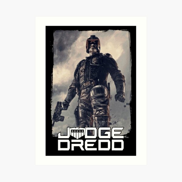 "Judge Dredd" Art Print by Clarkrd2 | Redbubble