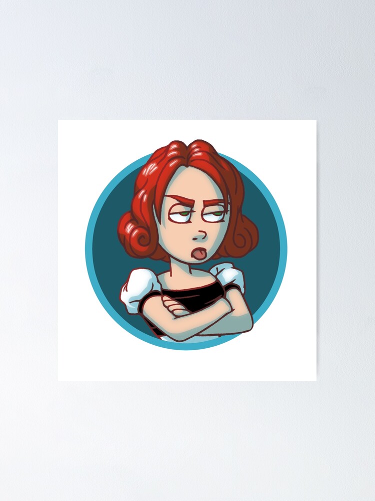 "Angry CHARLIE Icon" Poster by mvandinter | Redbubble