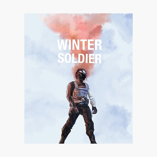"the WINTER SOLDIER" Photographic Print by mkey | Redbubble