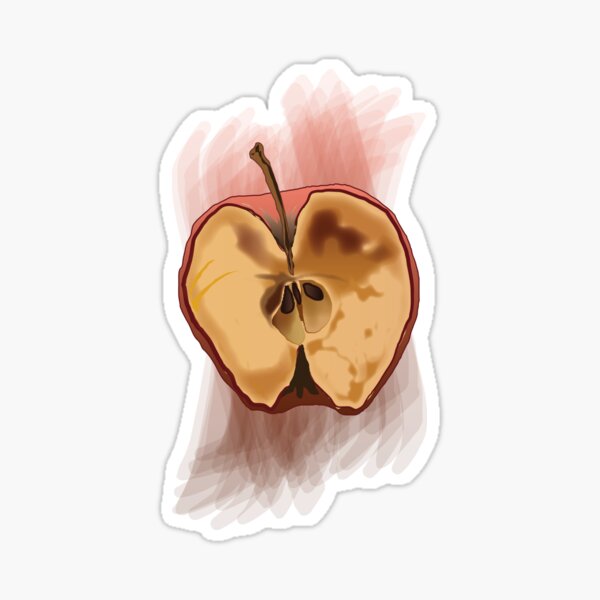 "Rotten Apple" Sticker for Sale by Matrioska | Redbubble