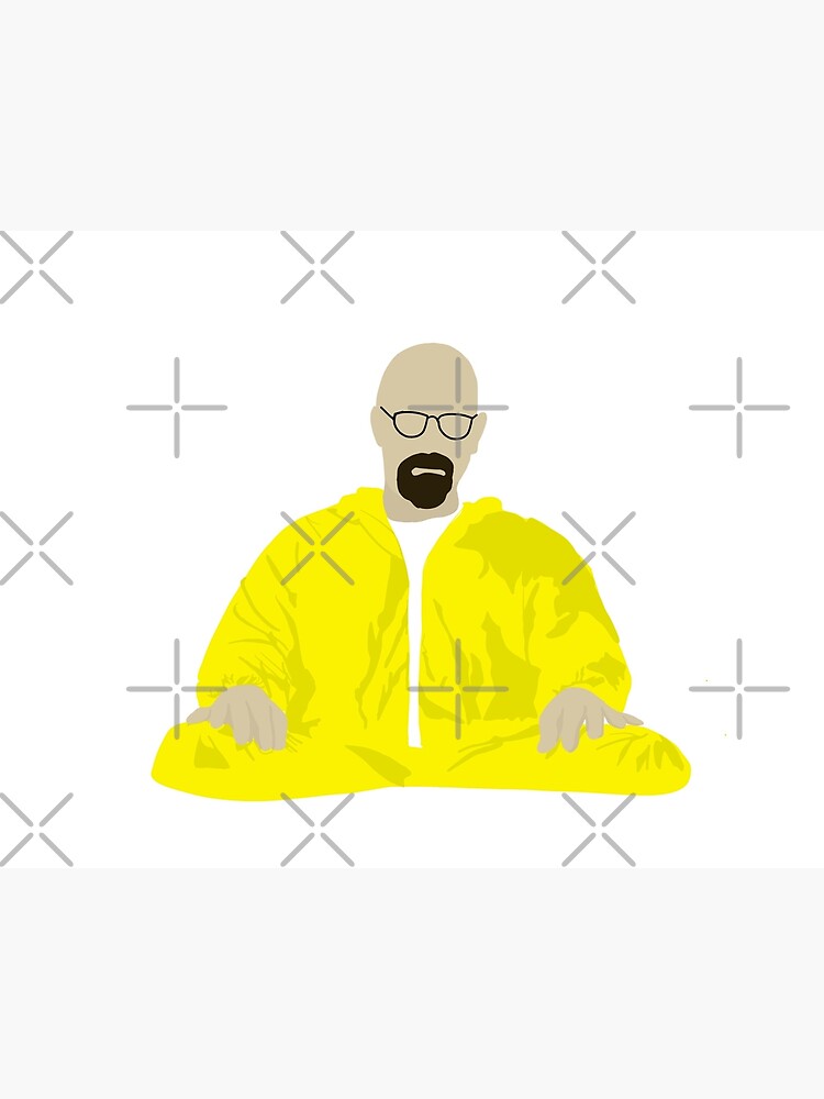 "Walter white Breaking bad yellow suit " Poster by mommaKart | Redbubble