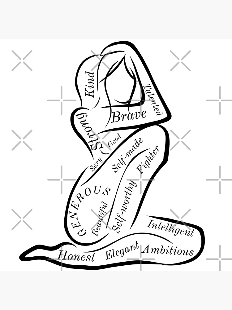 "Women power line art" Poster for Sale by Mermaidssparkle | Redbubble