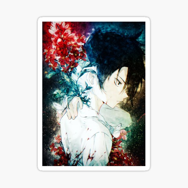 "Ray The Promised Neverland" Sticker by Spacefoxart | Redbubble