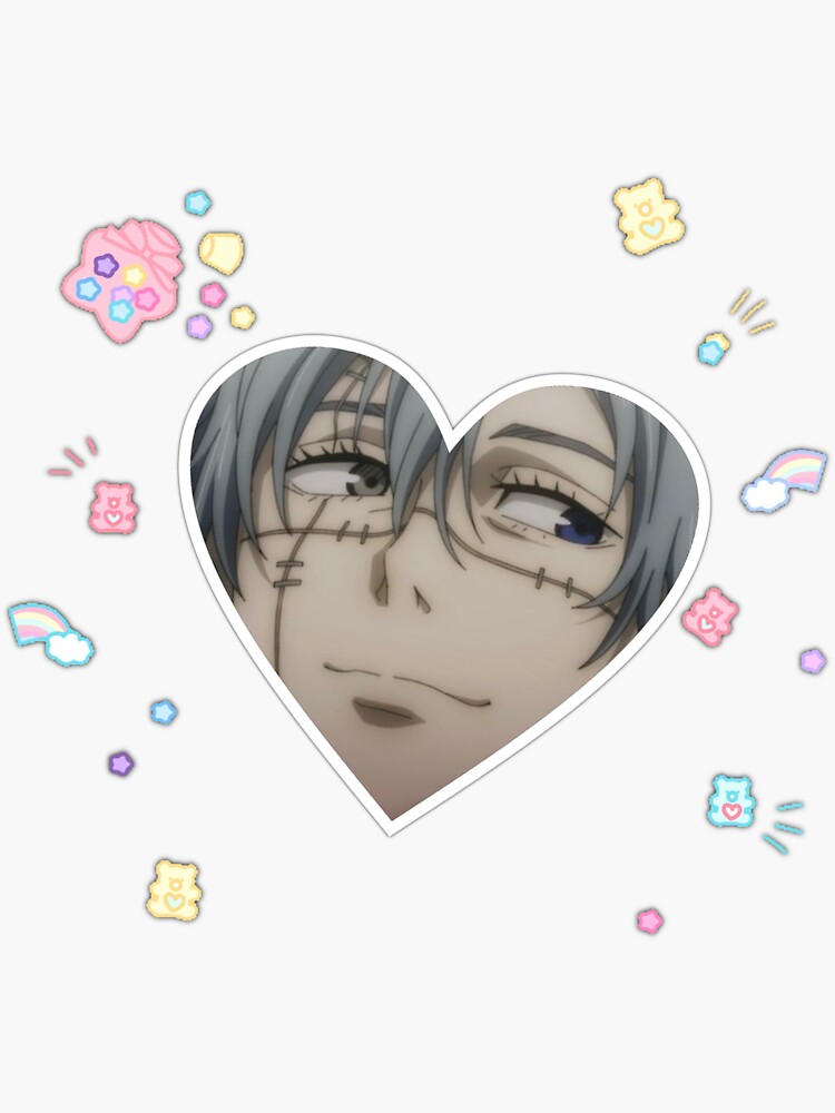 "Mahito Jujutsu Kaisen" Sticker for Sale by milkuvvay | Redbubble