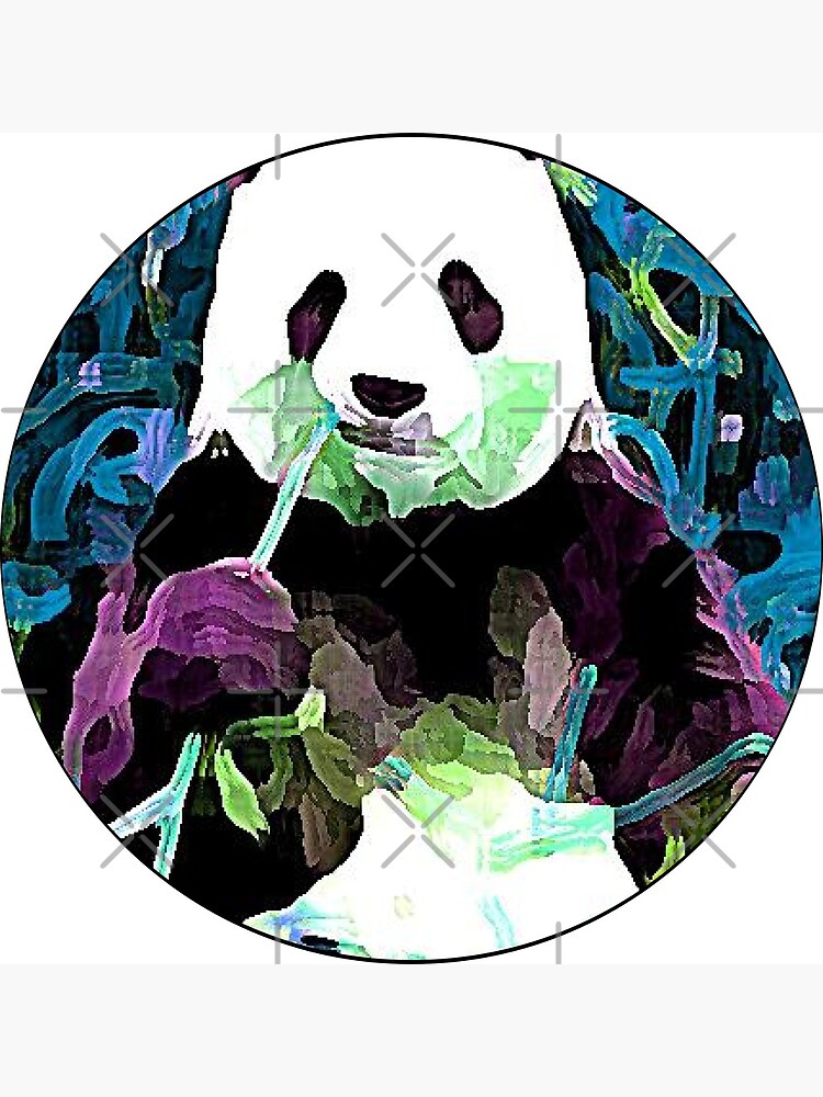 "Trippy Panda" Poster by spellsinger | Redbubble