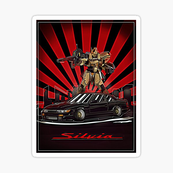 "Silvia " Sticker for Sale by LEMON-ART1 | Redbubble
