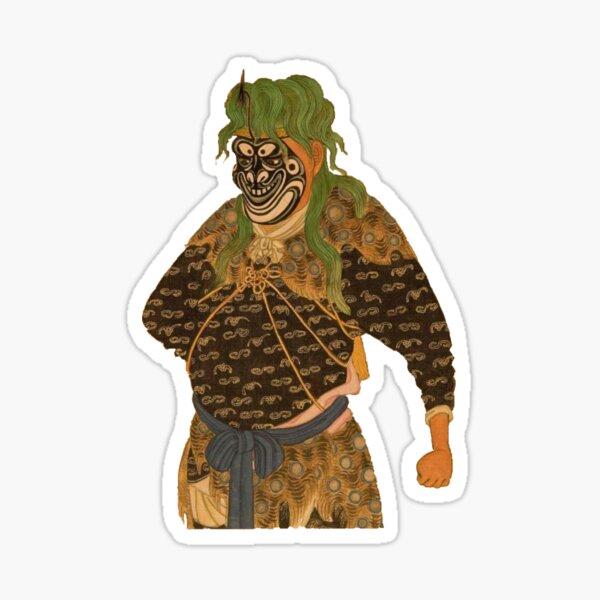 "Beijing Opera" Sticker by Zanimations | Redbubble