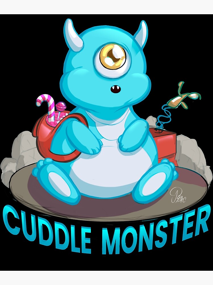 "Cuddle Monster - Kawaii and Cute Anime Gift" Poster by IFFOUR | Redbubble