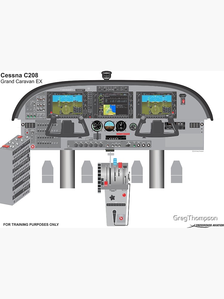 Cessna C208 Caravan EX Premium Matte Vertical Poster