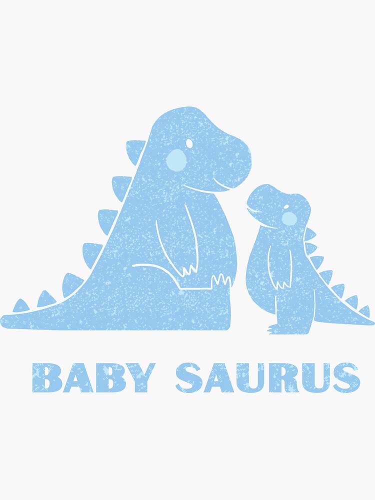 "very cute babysaurus design for baby, birth day gift " Sticker by ...