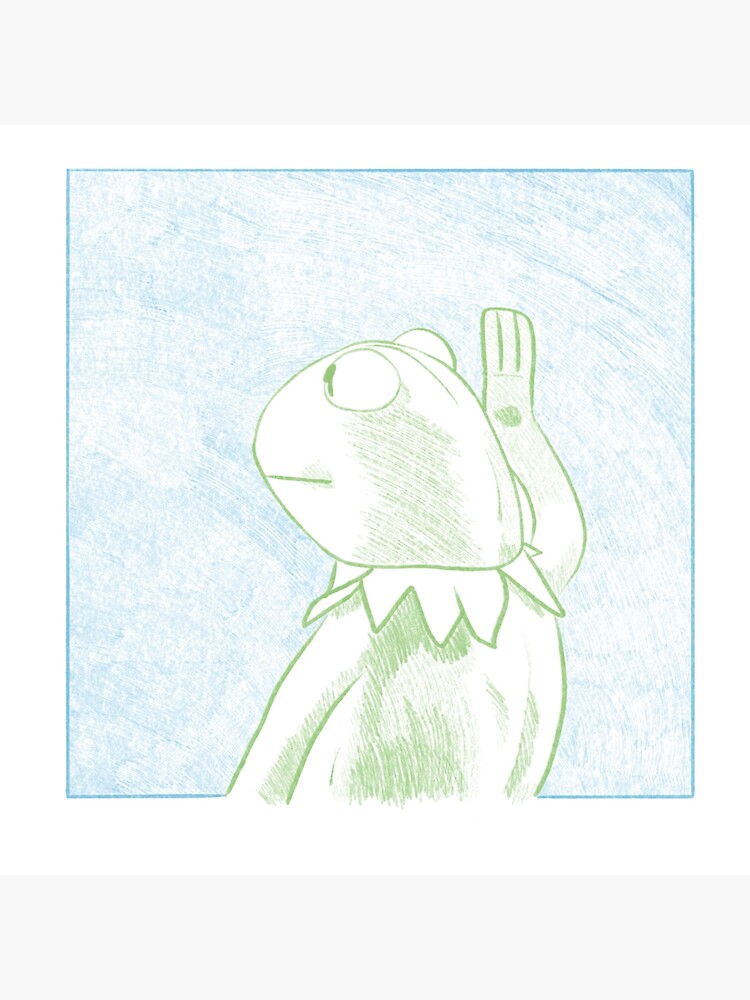 "Kermit rain window meme" Canvas Print for Sale by geekartistry | Redbubble