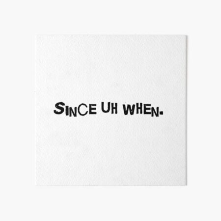"Since uh when. Chris Hemsworth quote" Art Board Print by shimizu-art ...