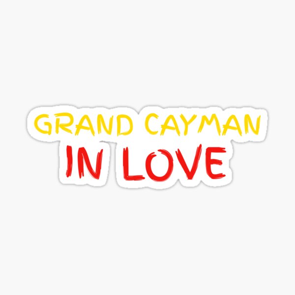 "Grand Cayman design" Sticker for Sale by Stylehigh | Redbubble