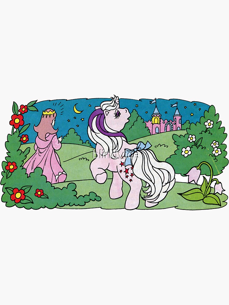 "My Little Pony G1 -Twilight Princess and Castle" Sticker for Sale by ...