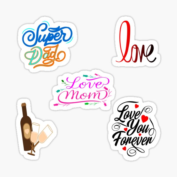"Love Quotes Sticker Pack" Sticker for Sale by dl0521 | Redbubble