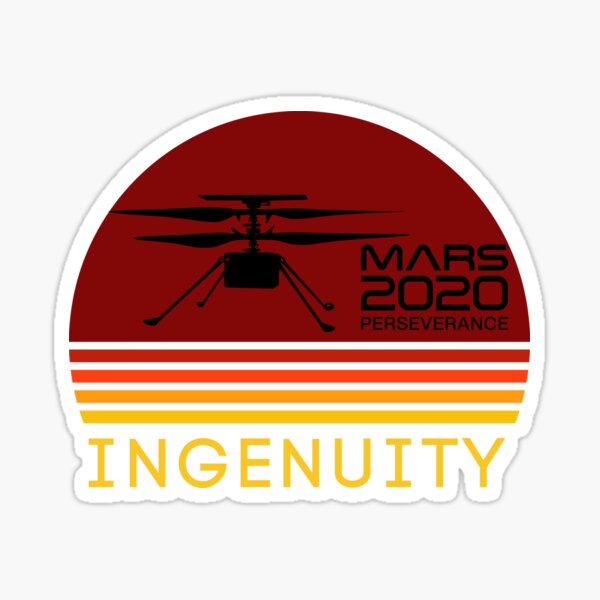 "Mars 2020 Perseverance Ingenuity Helicopter Mission Vintage Distressed ...