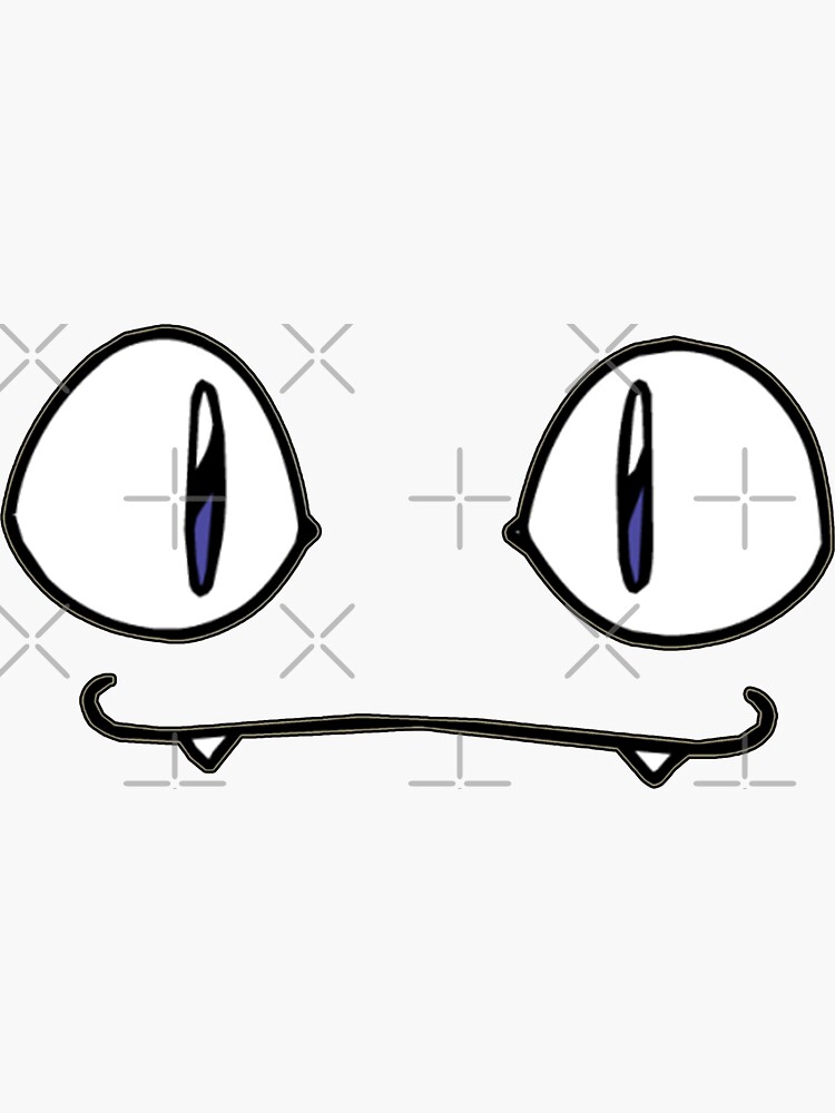 "Meowth Face" Sticker by Elisecv | Redbubble